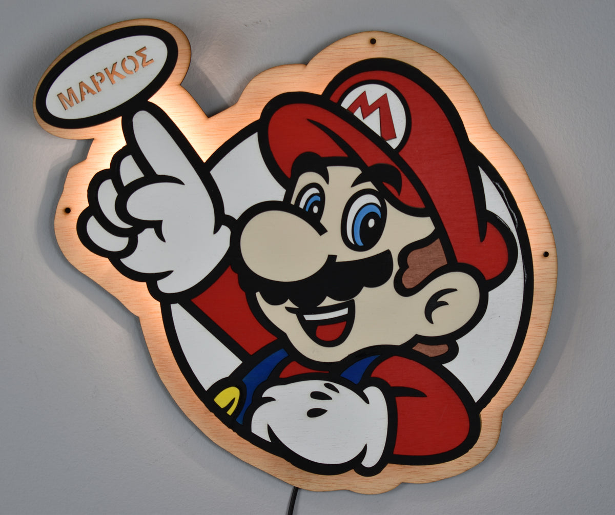 Επιτοίχιο φωτιστικό Super Mario – 3D Revolution